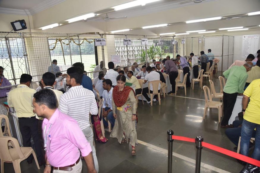 Assembly Elections 2019: Inside Photos of Vote Counting Centres - News18