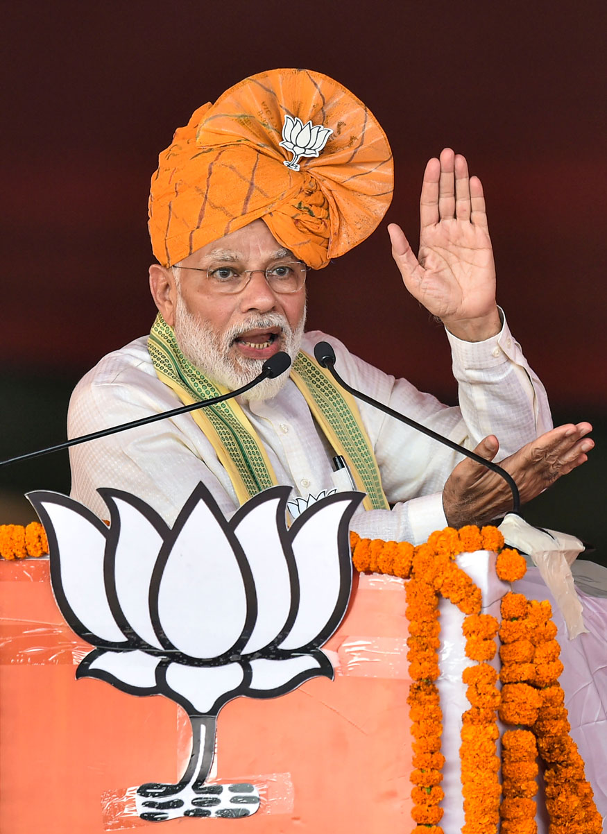 PM Narendra Modi's Election Rally in Haryana's Ballabgarh - Photogallery