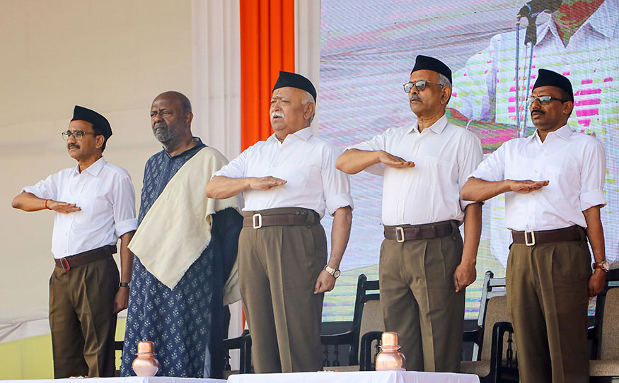 Influential Personalities Attend RSS's Vijaya Dashami Event