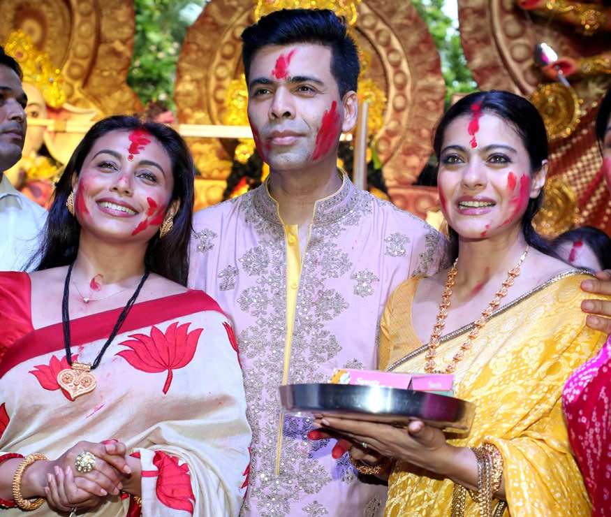 Durga Puja 2019: TMC MP Nusrat Jahan Celebrates Sindoor Khela - News18