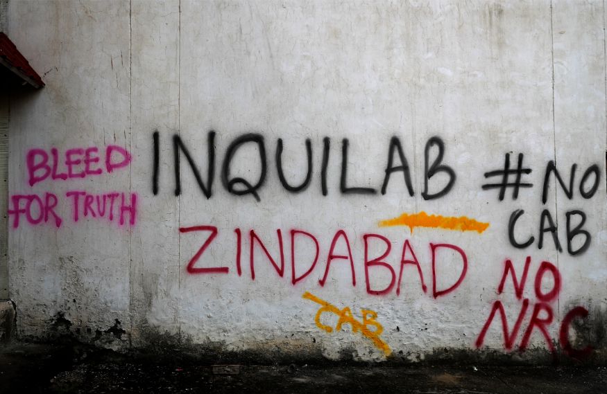 Jamia Students Express Anger on CAA Through Caustic Graffiti - News18