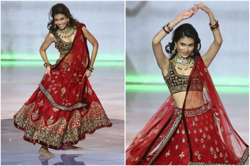 Suman Rao Wows in Red at Miss World National Costume Round - News18