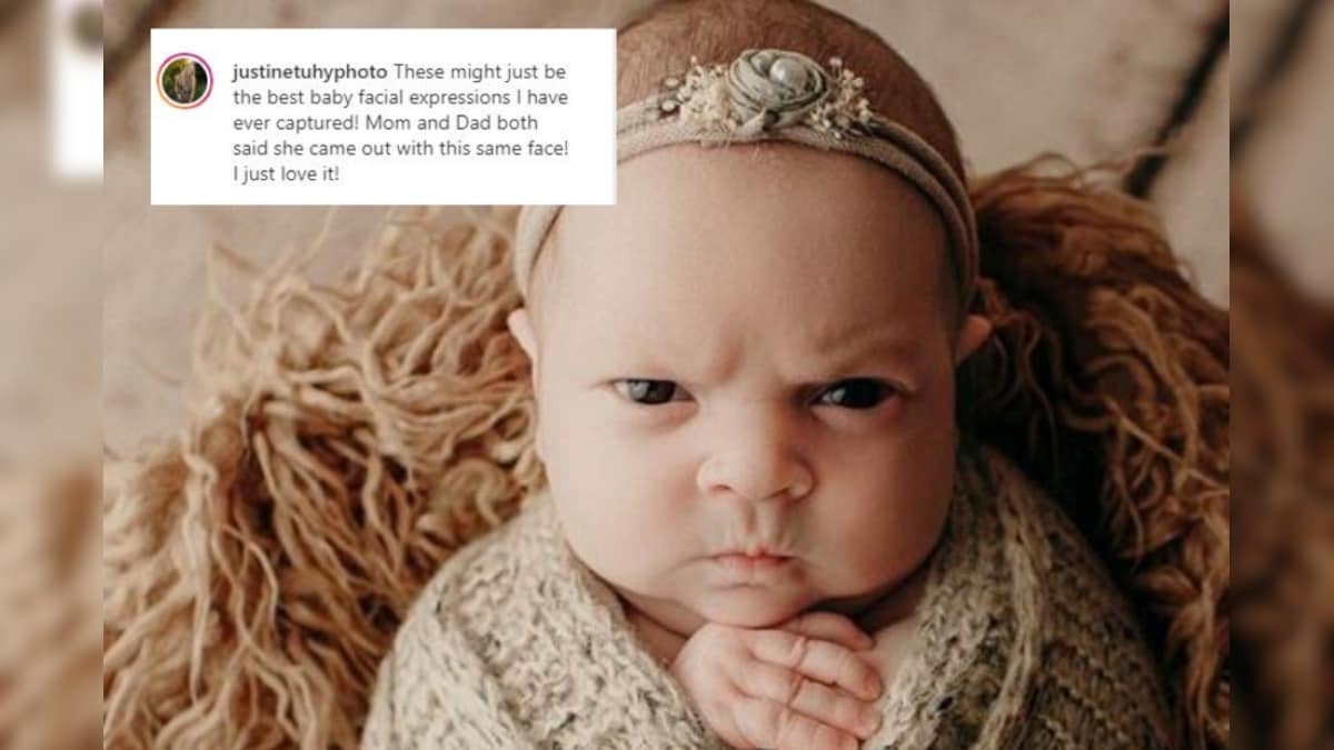 Infant Protests Her Baby Photoshoot with a 'Grumpy Face' That's ...