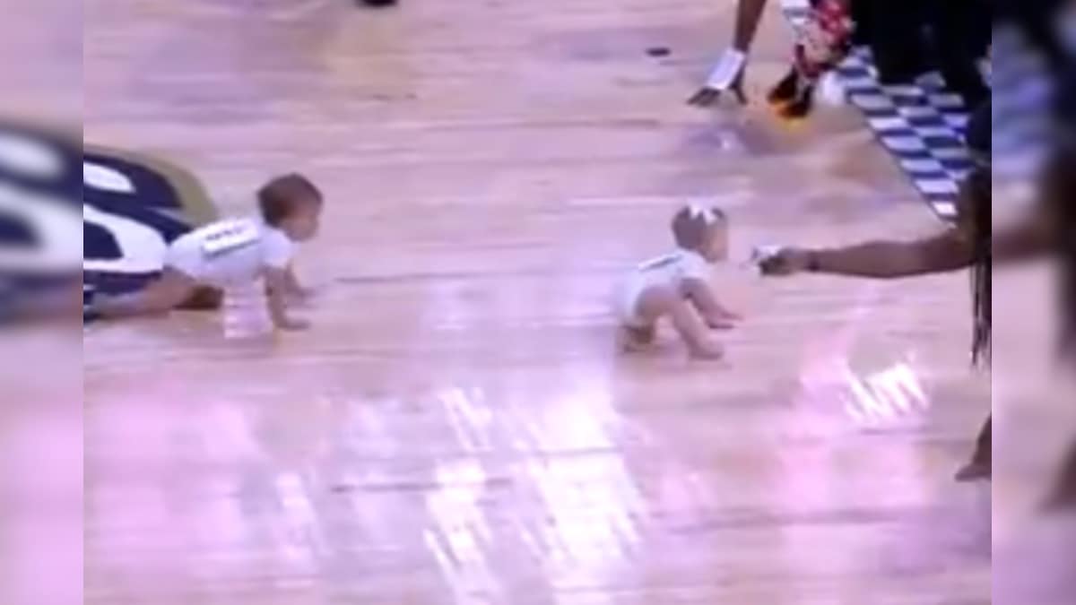 Move Over F1, This Adorable Baby Race at NBA Will Have You on the Edge ...