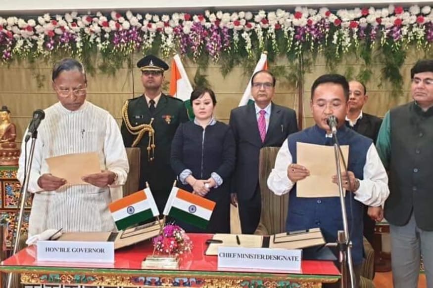 Sikkim Chief Minister Prem Singh Tamang Takes Oath for Second Time