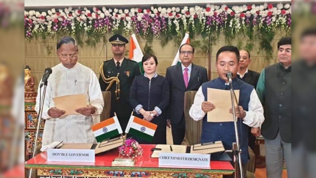 Sikkim Chief Minister Prem Singh Tamang Takes Oath for Second Time