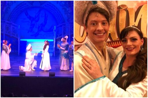 Real Life Fairy Tale: Actor Playing 'Aladdin' Proposes to Girlfriend ...