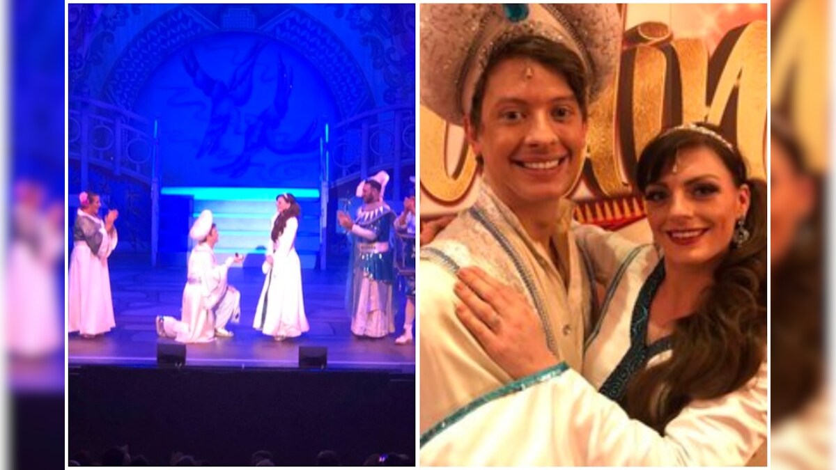 Real Life Fairy Tale: Actor Playing 'Aladdin' Proposes to Girlfriend ...
