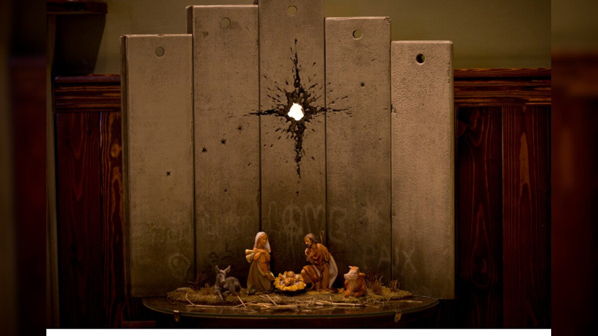 Banksy Unveils Dark Nativity Scene Mural at His Bethelam Hotel 'With ...