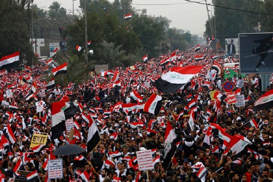 Thousands Turn Up in Baghdad for 'Million' Iraq Rally against US Troops