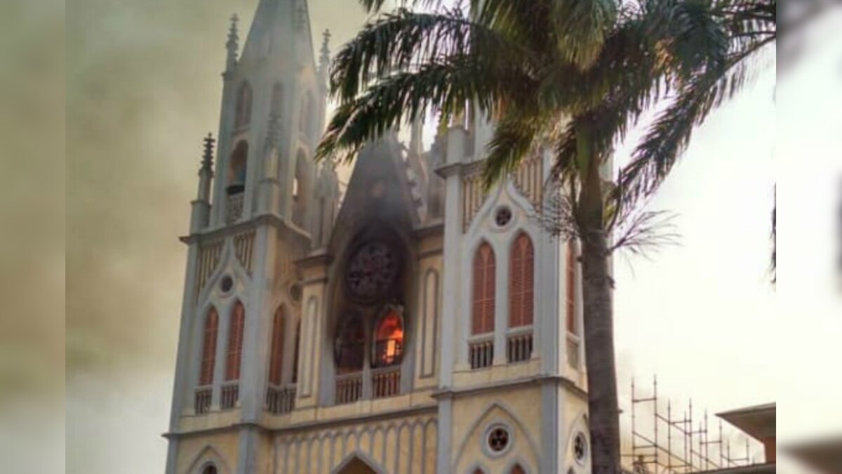 Flames Engulf Century-old Historic Cathedral in Equatorial Guinea - News18