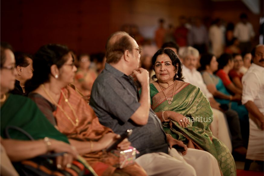 Celebrities at Maniyanpilla Raju’s Son Sachin & Aiswarya's Wedding - News18