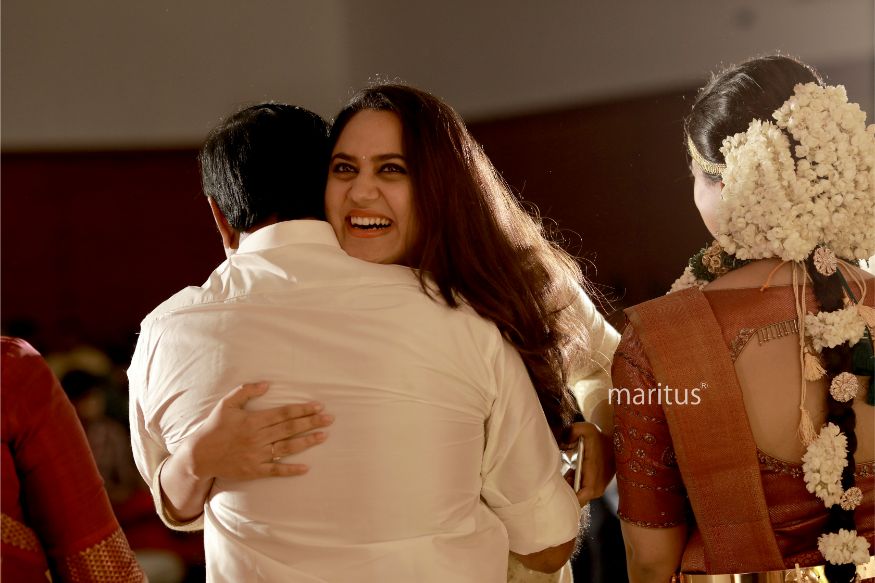 Celebrities at Maniyanpilla Raju’s Son Sachin & Aiswarya's Wedding - News18