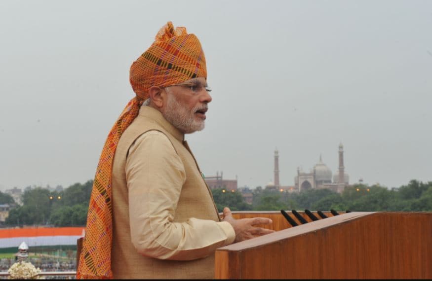 Colourful Pagdis Worn by Prime Minister Narendra Modi - News18