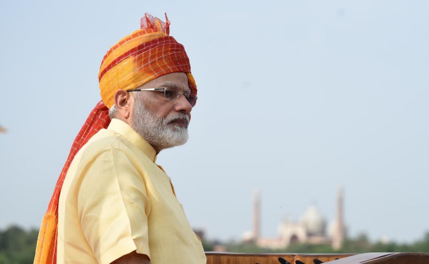 Colourful Pagdis Worn by Prime Minister Narendra Modi - News18