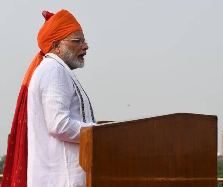 Colourful Pagdis Worn by Prime Minister Narendra Modi - News18