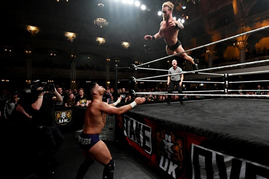 WWE NXT UK TakeOver: Triple H Gives Jordan Devlin and Tyler Bate a Standing Ovation