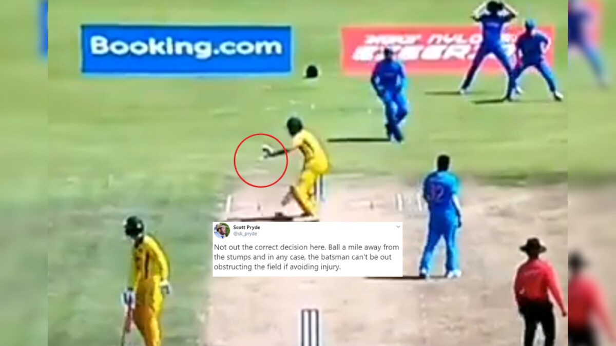 India's 'Shocking' Appeal for Obstruction of Field by Australia in U19 ...