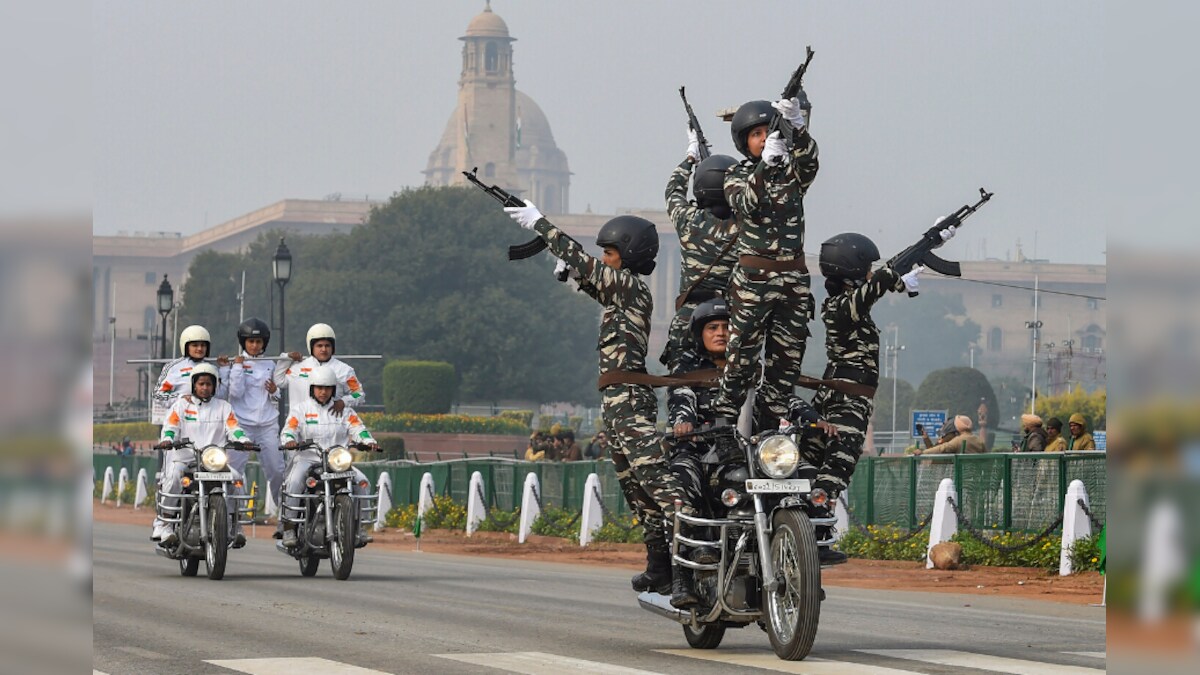 Women CRPF Bikers to Make Republic-day Parade Debut with Daredevil Stunts
