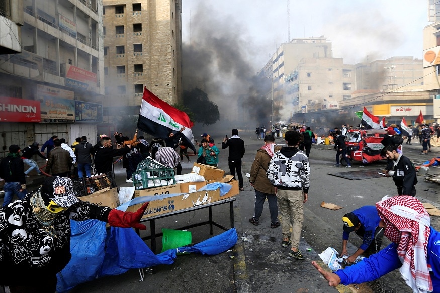 Iraqi Security Forces Raid Baghdad's Main Protest Camp, Shoot at ...