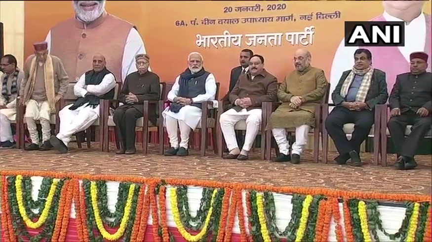 PICS: PM Modi Felicitates Newly-elected BJP President JP Nadda - News18