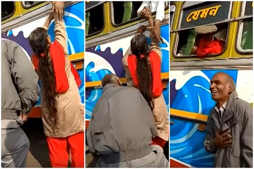 Man Shoves Wife in Head-First Through Window of Cramped Bus in West ...