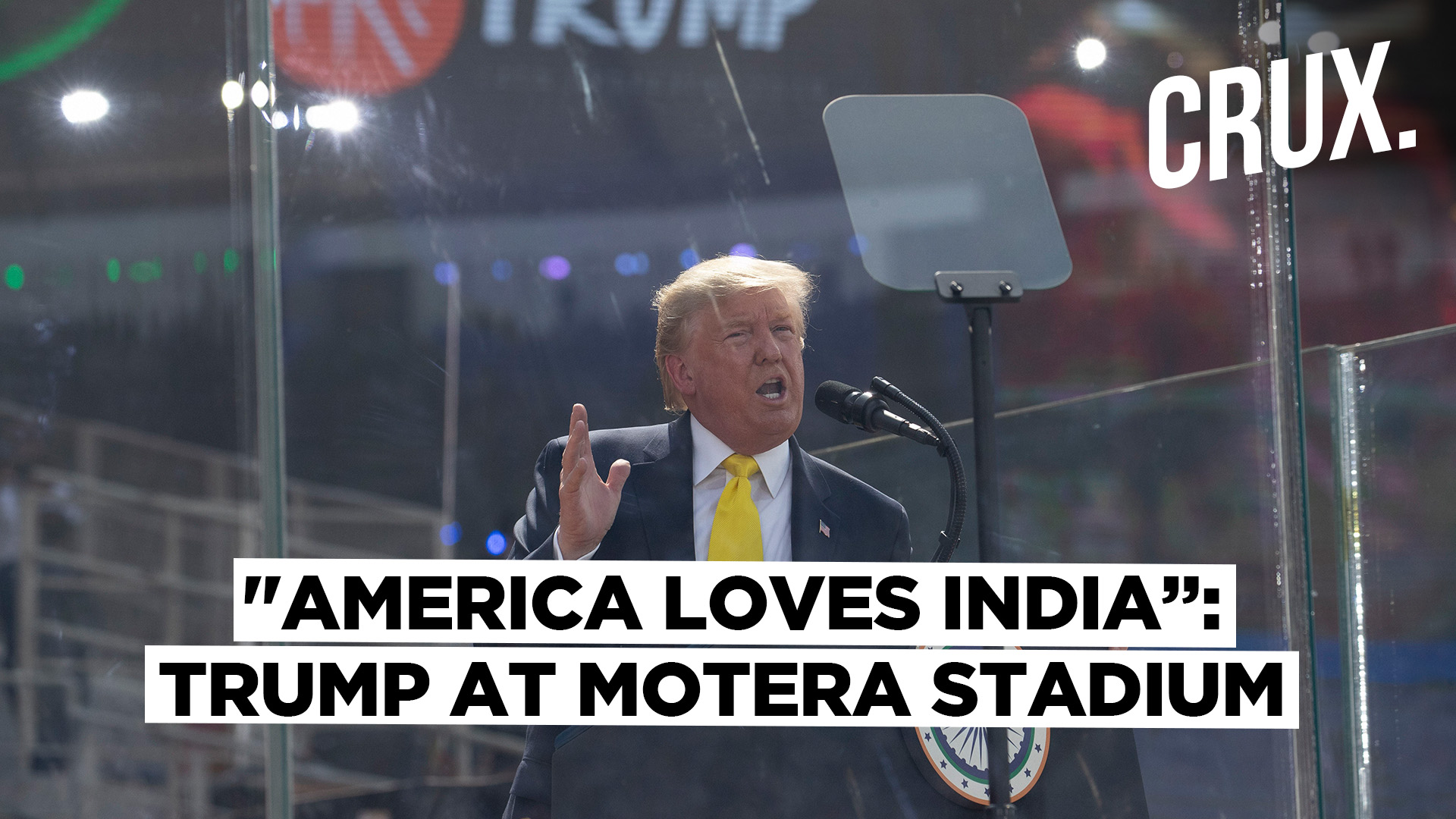 Donald Trump At Motera | Highlights of US President’s Speech At ...