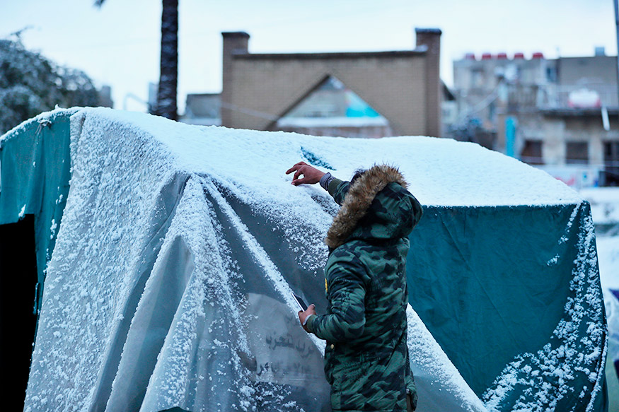 Baghdad Receives Snowfall For the Second Time in This Century; PICS ...