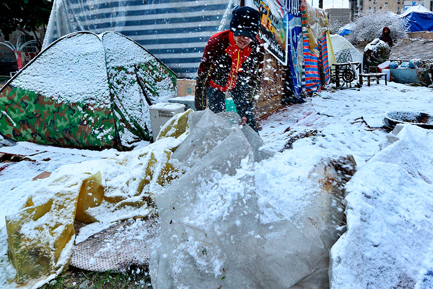 Baghdad Receives Snowfall For the Second Time in This Century; PICS ...