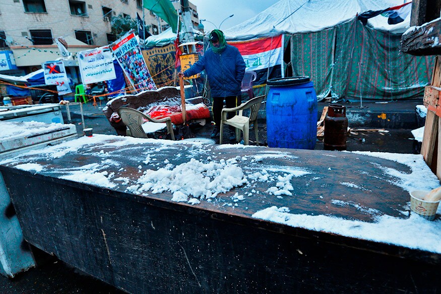 Baghdad Receives Snowfall For the Second Time in This Century; PICS ...