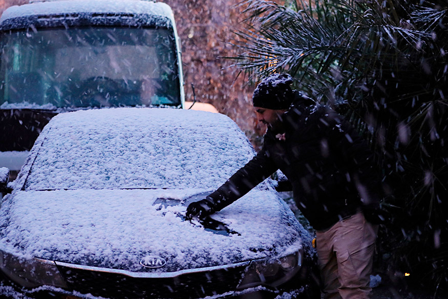 Baghdad Receives Snowfall For the Second Time in This Century; PICS ...