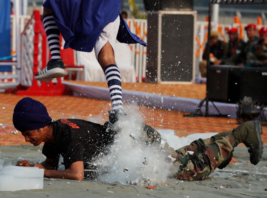 Defense Expo 2020: Army Soldiers Showcase Combat Skills - News18