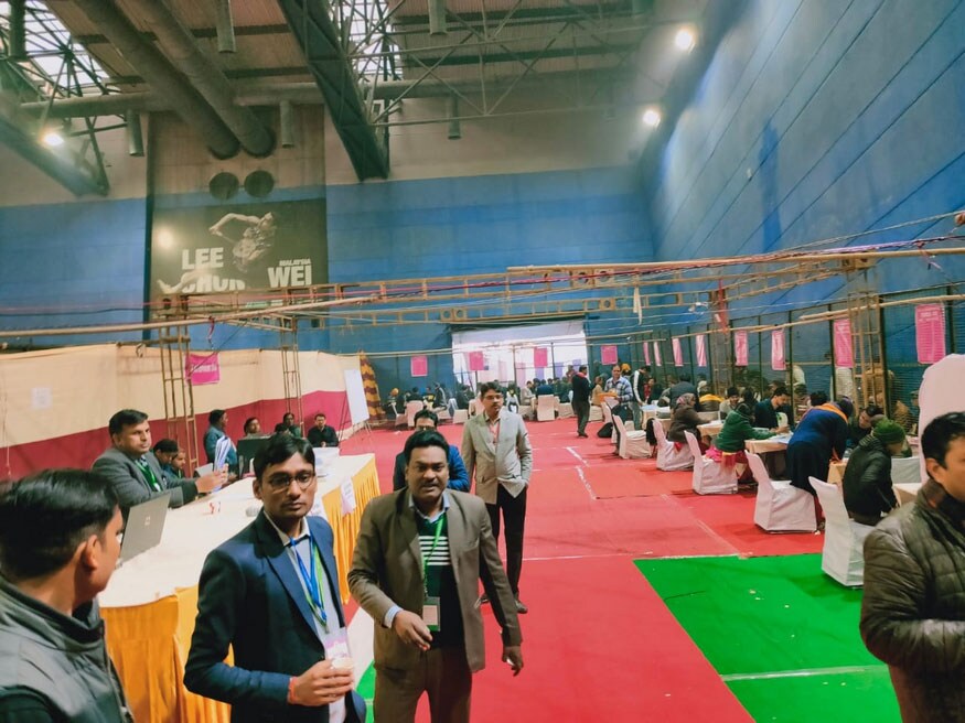 Delhi Election Results 2020: Inside Pictures of Counting Centres - News18
