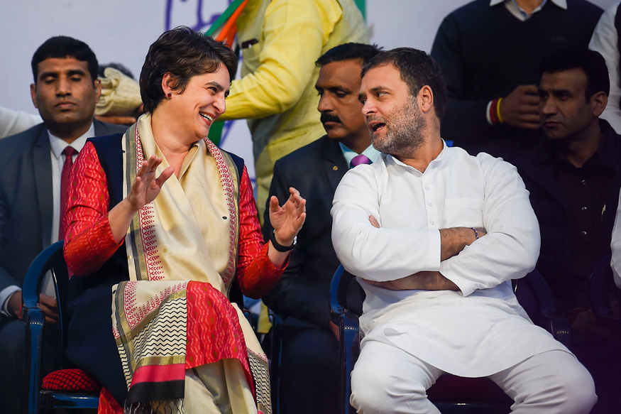 Priyanka Vadra, Rahul Gandhi Hold Election Rally in Delhi - Photos - News18