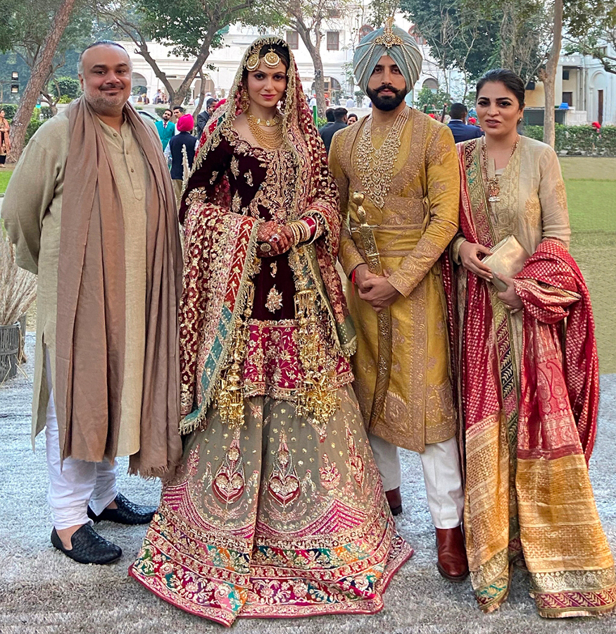 Miss India Simran Kaur Mundi Weds Gurdaas Maan’s son Gurickk - Photogallery