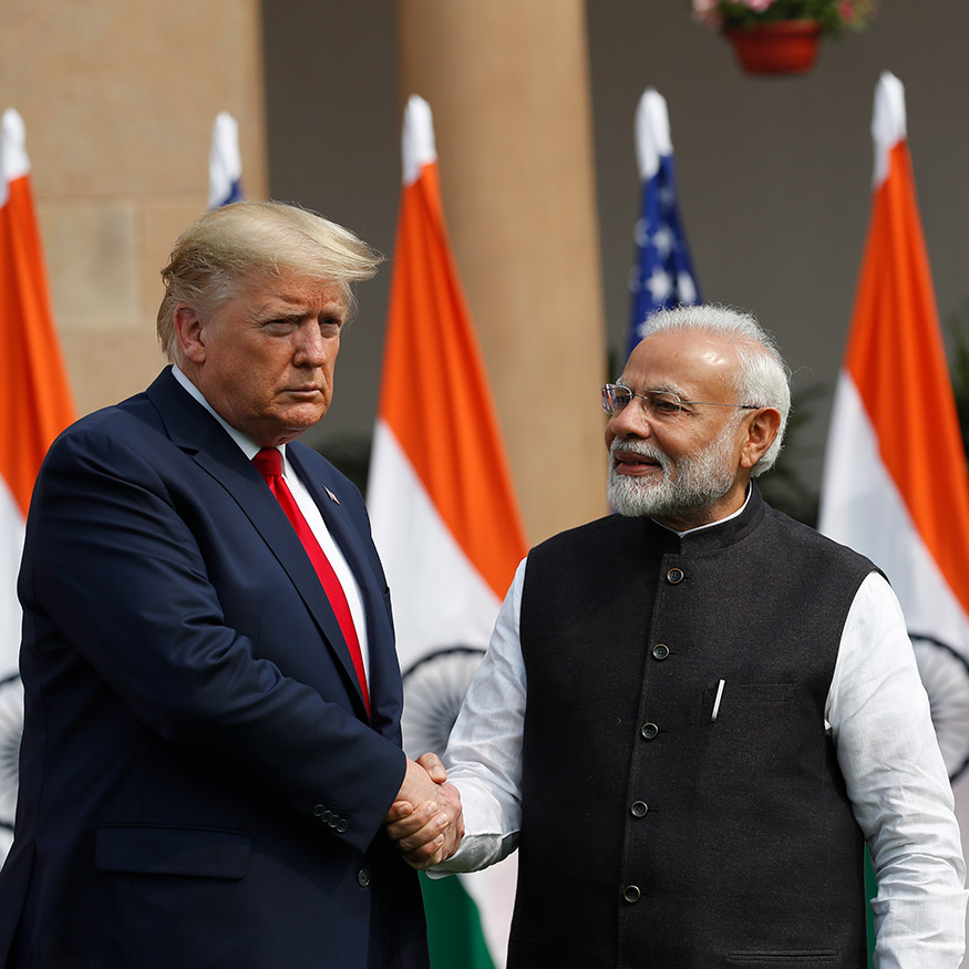 PICS: Donald Trump, PM Modi Issue Joint Statement After Bilateral Talks