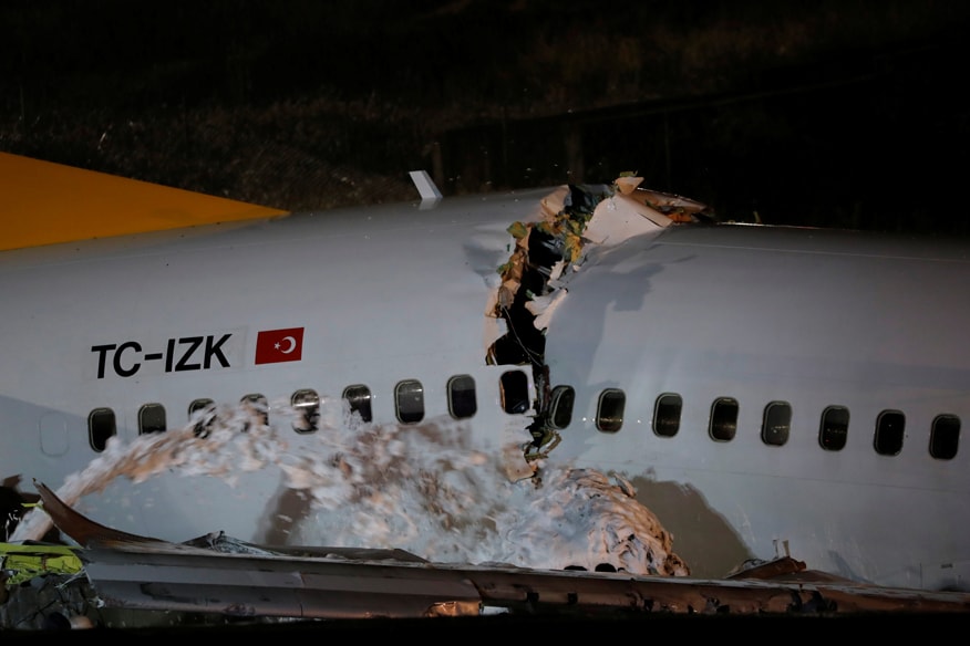 PICS: Plane Crashes After Landing at Istanbul Airport in Turkey - News18