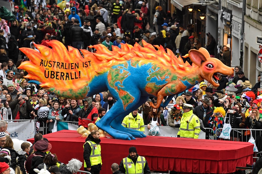 Germany Carnival 2020: Colourful Floats Mock World Leaders - News18