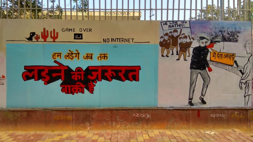 Politics & Graffitis: A Tour of Jamia's Eye-Catching Street-Art
