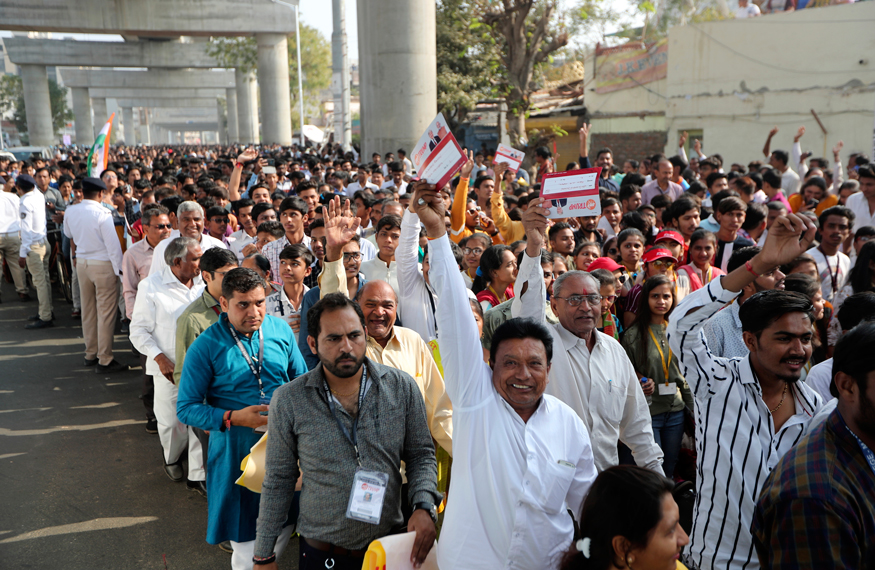 Namaste Trump: Donald Trump Delights All With His Speech