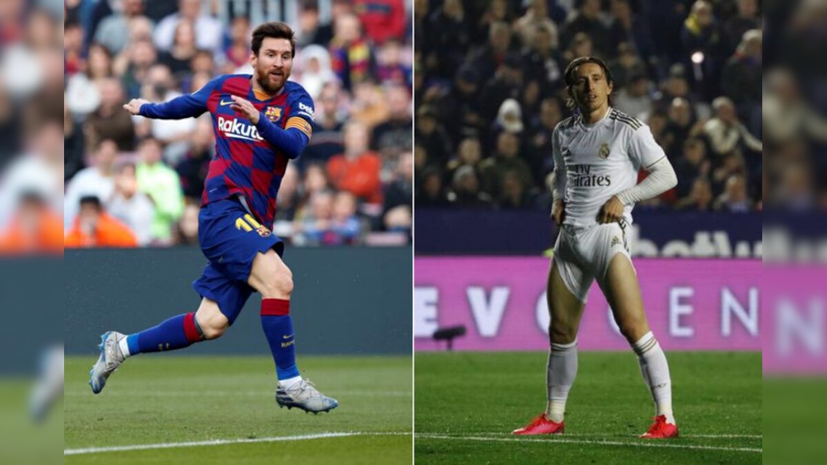 Lionel Messi Scores Four as Barcelona Jump Above Defeated Real Madrid ...