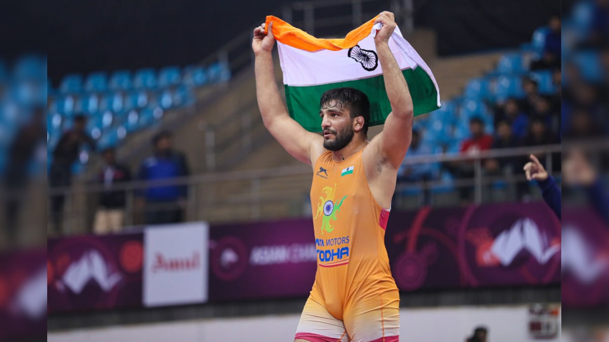 Sunil Kumar Ends India's 27-year Wait in Greco-Roman With Gold at Asian ...