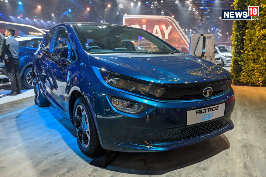 Auto Expo 2020: Tata Altroz Electric Hatchback Detailed Image Gallery ...