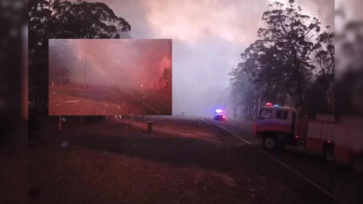 Horrific Video of Raging Bushfires Chasing Australian Firefighters Will ...