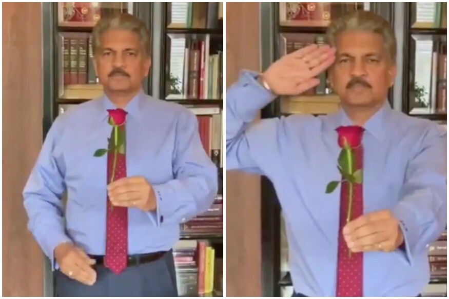 Anand Mahindra Salutes Pulwama Martyrs on Valentine's Day with a Rose