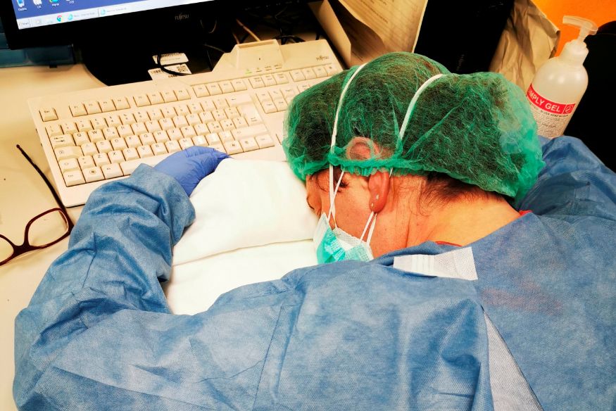 Heart-Wrenching Photos of Overworked Doctors & Nurses - News18