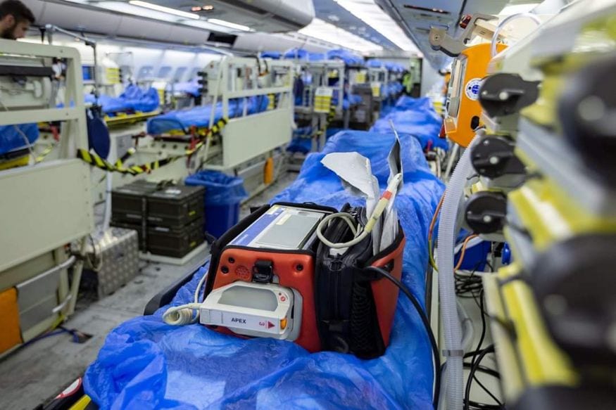 Inside 'Flying Hospital' That Airlifted COVID-19 Patients Safely Out Of ...
