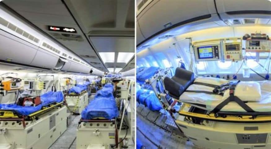 Inside 'Flying Hospital' That Airlifted COVID-19 Patients Safely Out Of ...
