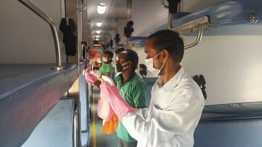 How Indian Railways Are Sanitizing Trains Amid the Coronavirus - News18