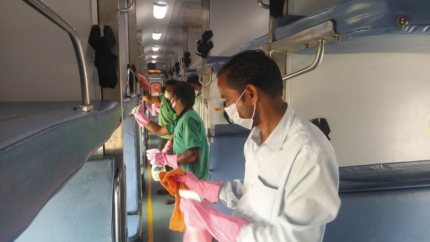 How Indian Railways Are Sanitizing Trains Amid the Coronavirus - News18